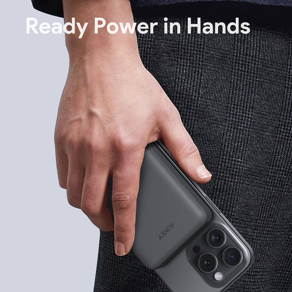Aukey PB-MS04 10000mAh 20W Power Bank with MagSafe Compatible
